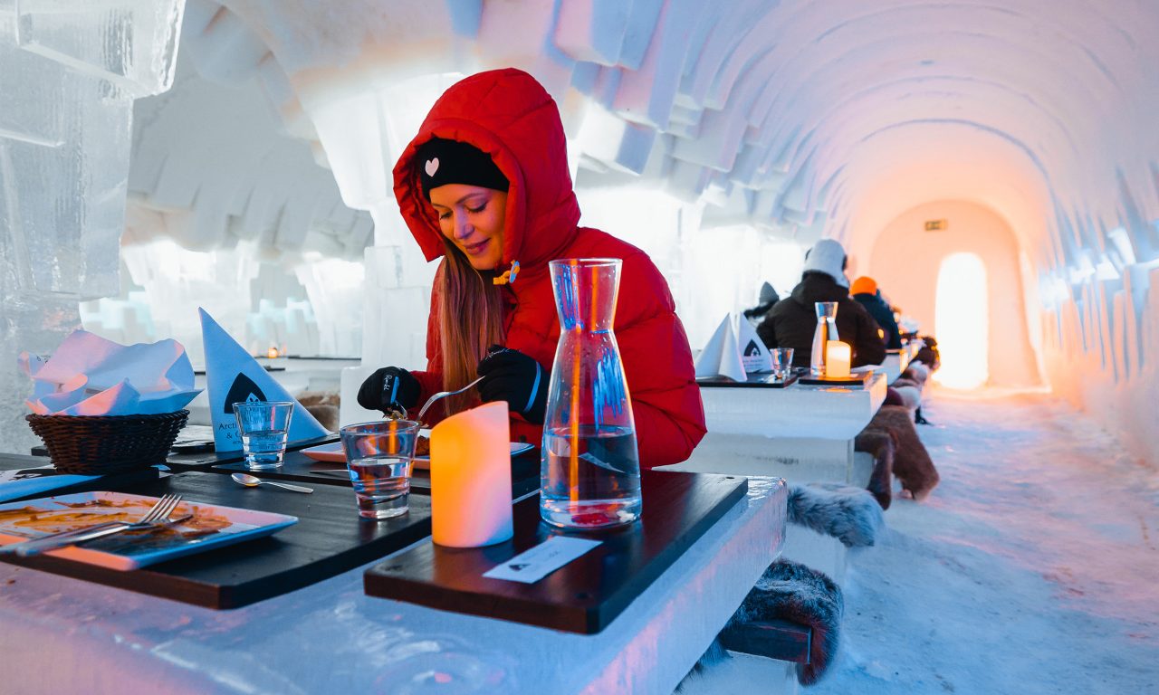 Arctic SnowHotel & Glass Igloos, Rovaniemi, Lapland, Finland