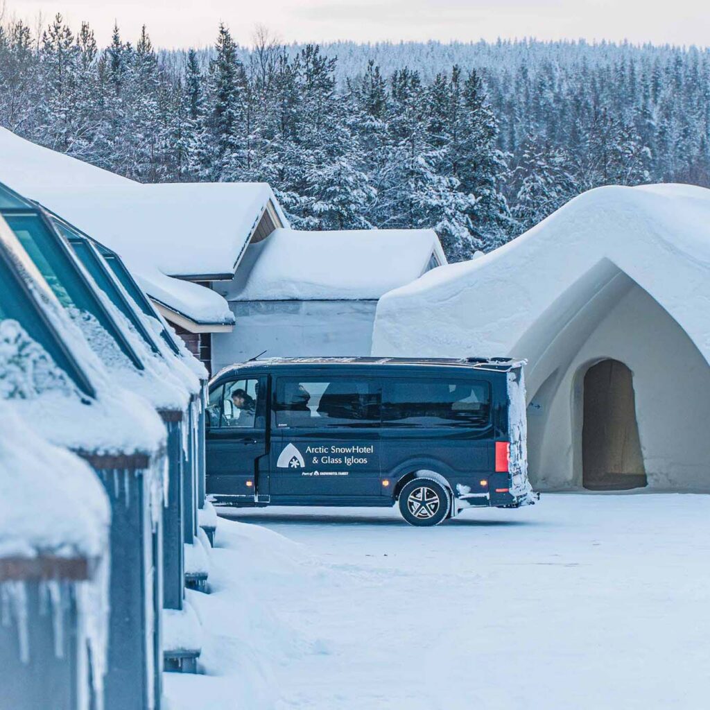 How to get to the Arctic SnowHotel & Glass Igloos
